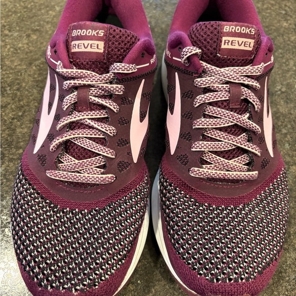 Brooks | Shoes | Brooks Womens Revel Running Shoes Purple And Pink ...